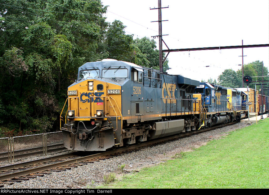 CSX 5206, 8836, 6151 on Q409